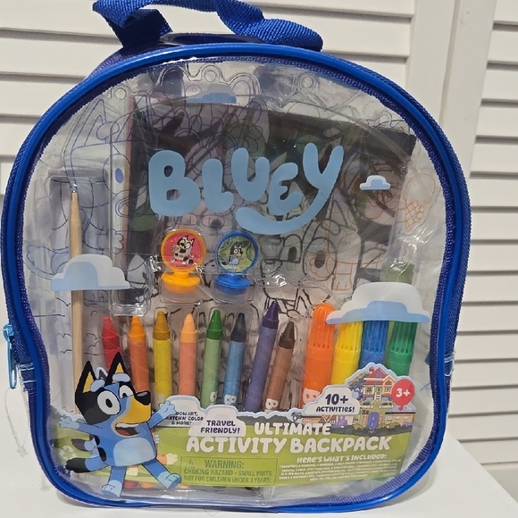 Bluey | Toys | Ultimate Activity Backpack Bluey Kids | Poshmark